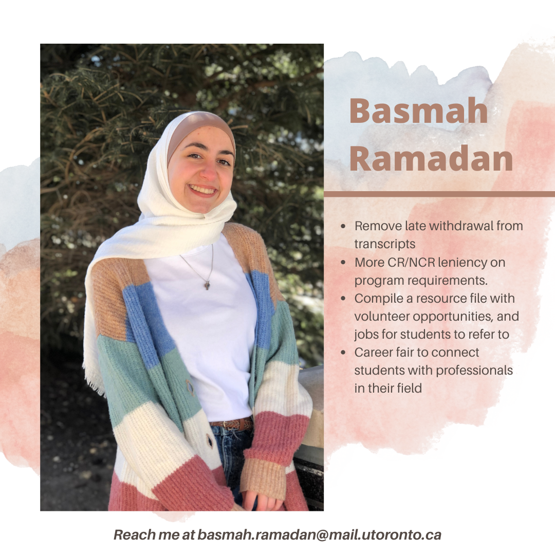 Spring 2021 ASSU Candidate Posters - Arts & Science Student Union